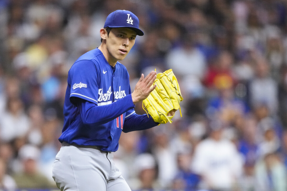Dodgers' Roki Sasaki Overcomes Nightmare 1st Inning vs. Brewers
